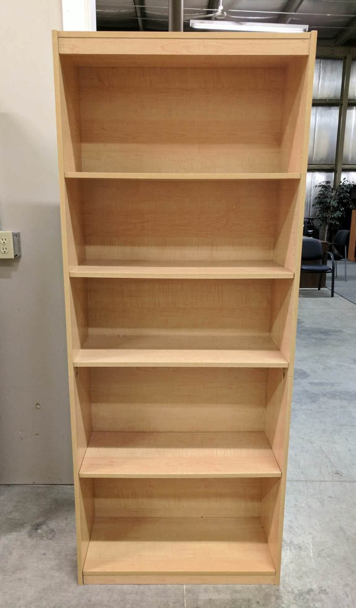 Oak Laminate Bookshelf â€“ 28.5 Inch Wide