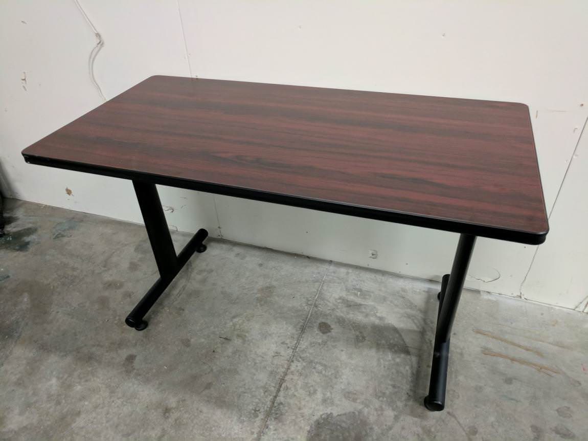 Mahogany Mahogany Laminate Training Table â€“ 48x24