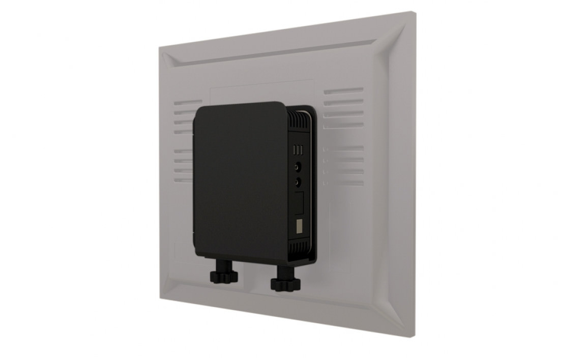 Black CPU Holder for Monitor Arm by ESI