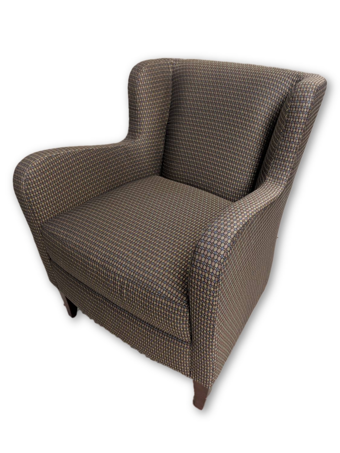 Bernhardt Brown Fabric Club Chairs | Madison Liquidators