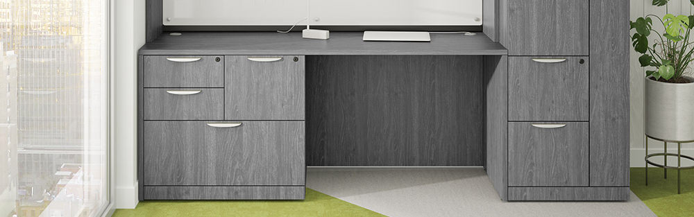 Credenza Desk : Computer Credenza with Hutch : Madison Liquidators